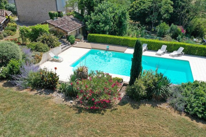 Gite De Plain Pied Avec Piscine En Pleine Campagne - Tarn