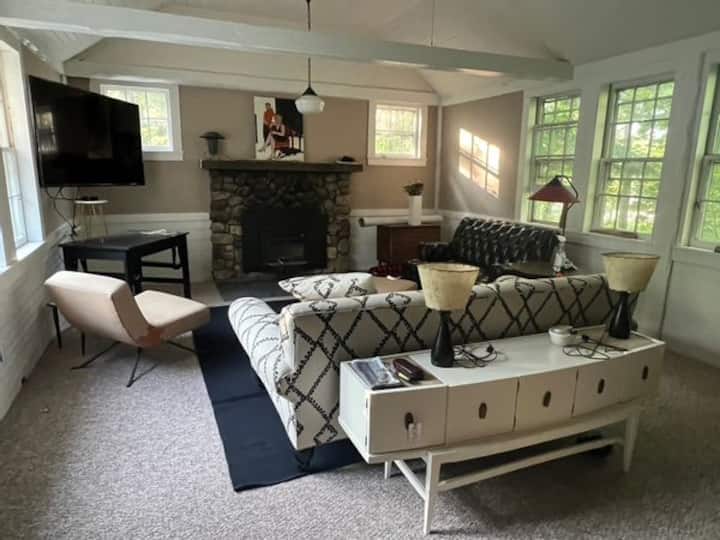 Berkshire River House + Fall, Halloween, November - Monterey, MA