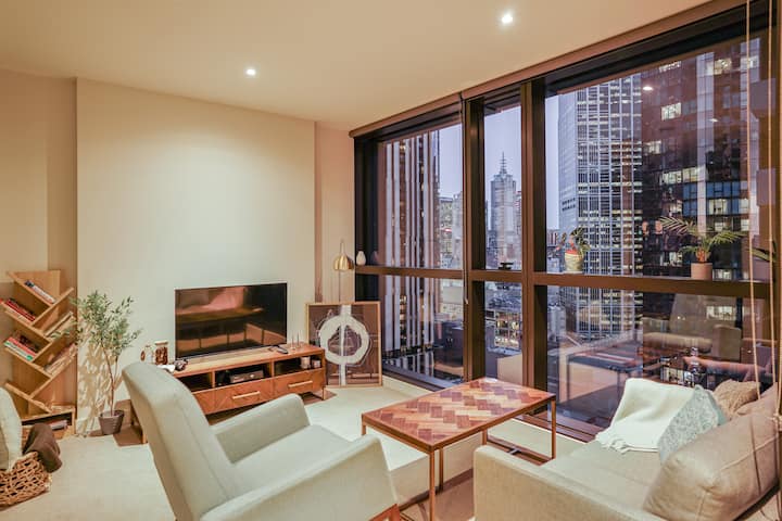 City View Retreat With Pool, Sauna & Gym ｜Cbd - Melbourne