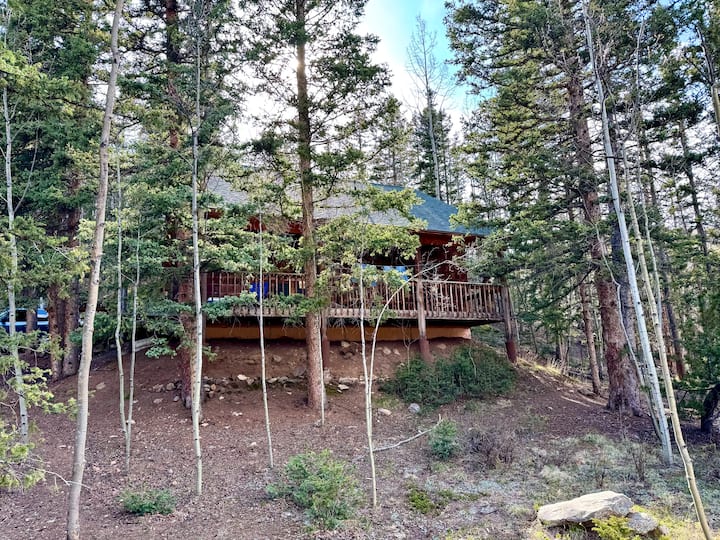 Secluded Cabin, Overlooking A Creek On 4 Acres - Cripple Creek, CO