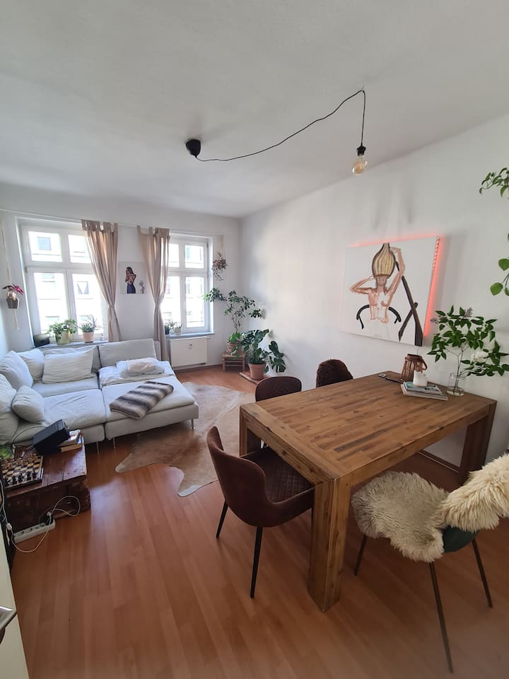 Schöne 2 Z.-wohnung Mit Balkon Am Mariannenpark - Leipzig