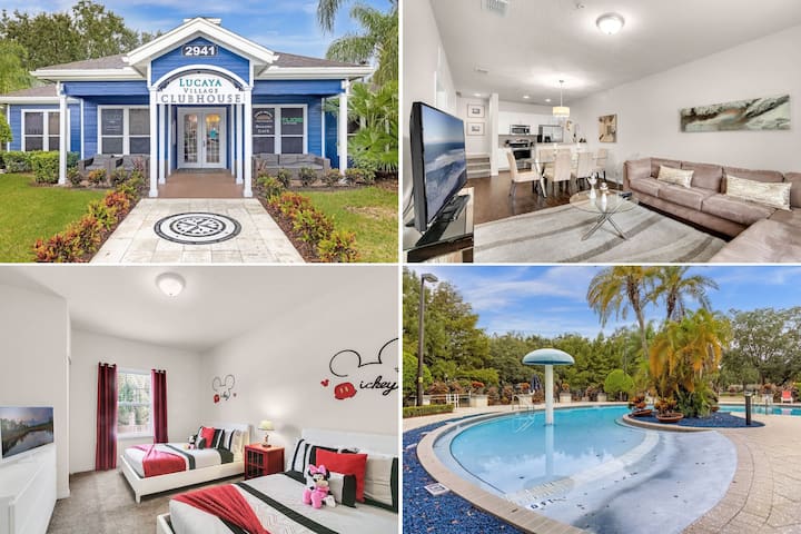 3 Bd/ 2 Ba Sleeps 8! Lucaya Village (18-102) - SEA LIFE Orlando Aquarium, Orlando