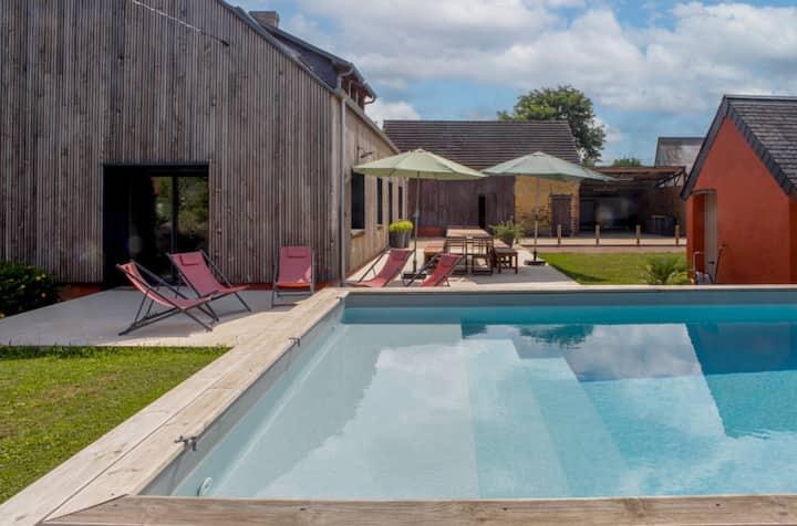Grand Gite Avec Piscine / Cheminée / Jeux - Le Mans