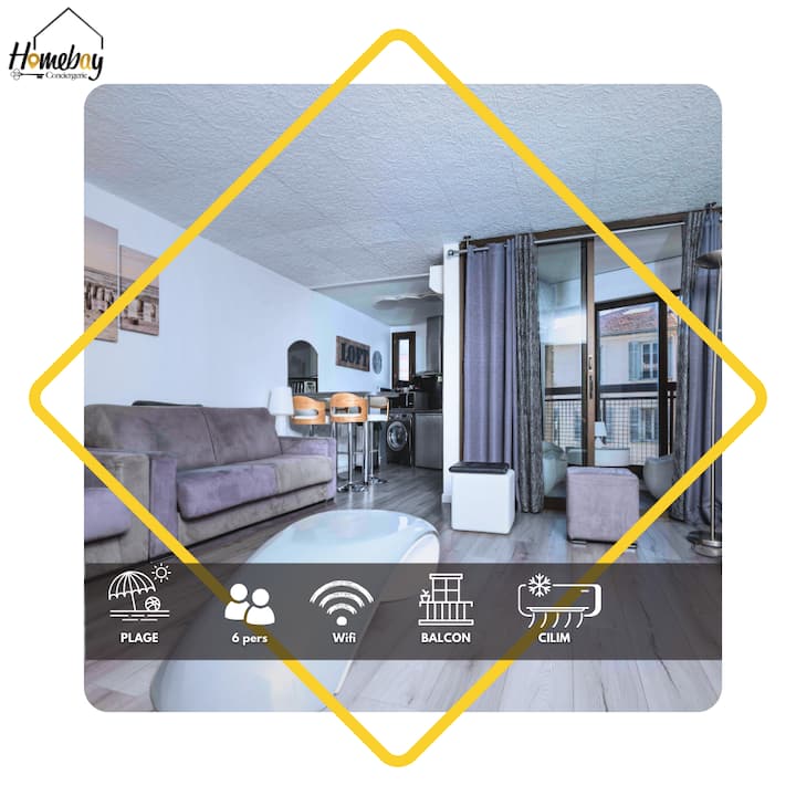 Dolce Vita Centre Cannes 2 Min Des Plages à Pied - Cannes