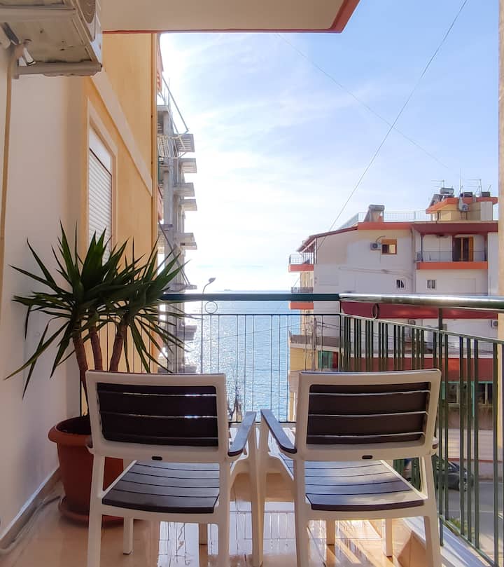 Cozy Getaway By The Beach | Parking | Wi-fi - Saranda