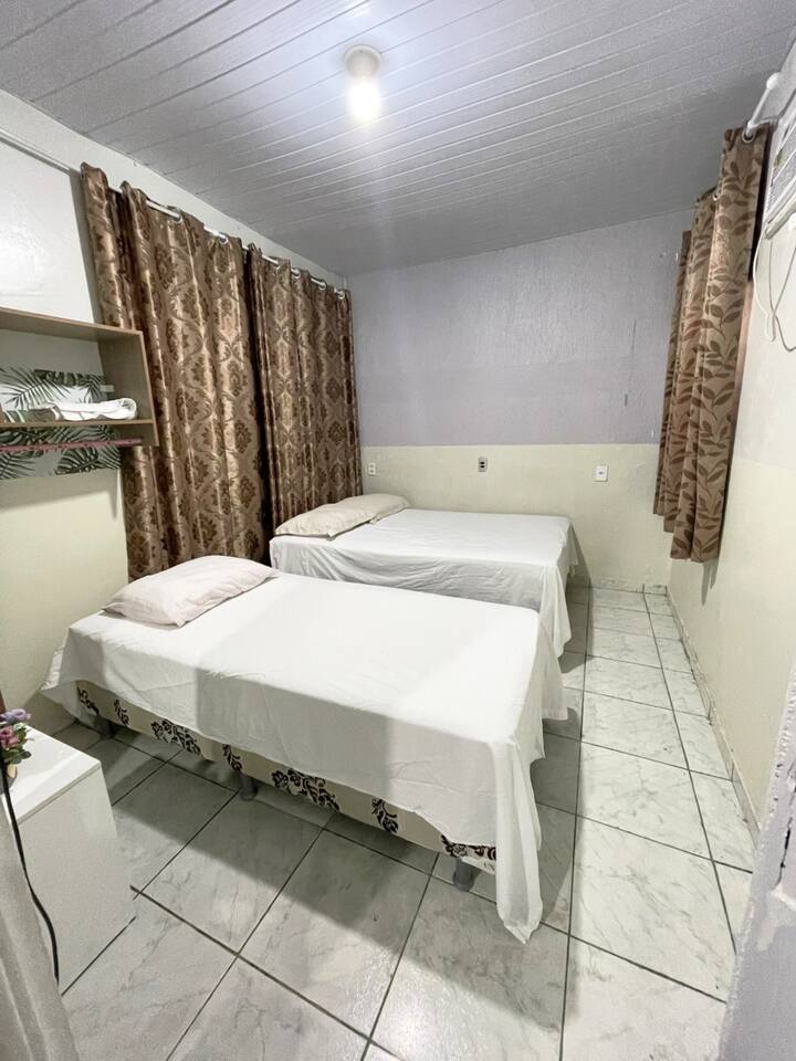 Casa 3, Ar-condicionado, Wi-fi, Cozinha, 2 Quartos - Manaus