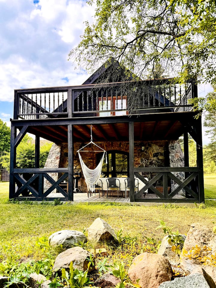 Charming Barnhome - Veranda, Space, Fireplace (#3) - Mazury