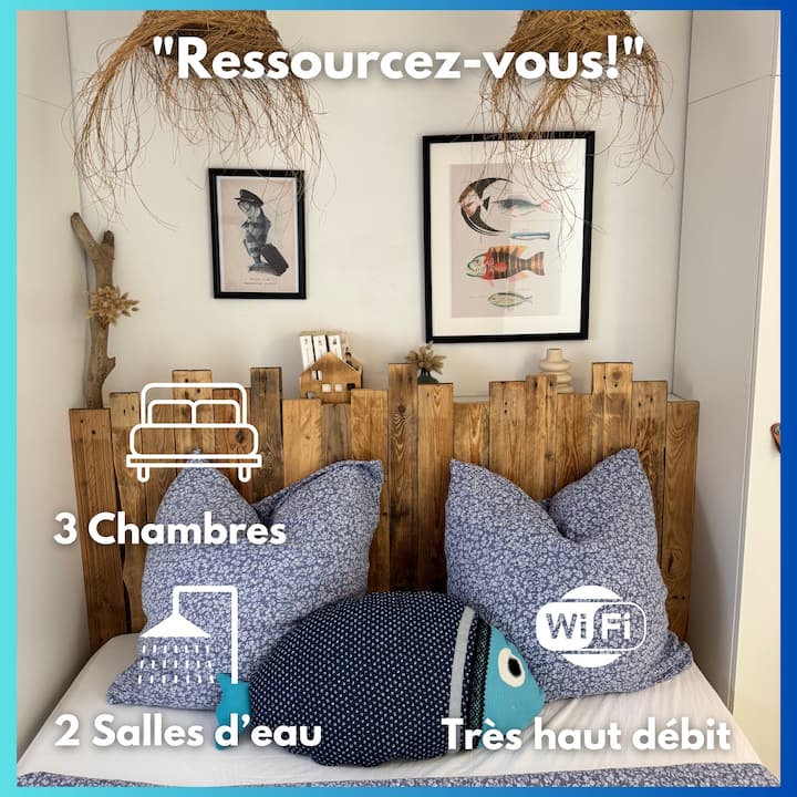 Villa T4 Rénovée – Bord De Mer - Narbonne