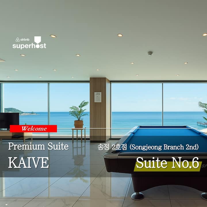 [Lawful] 카이브 해운대 송정 No.6_오션뷰 60평대 독채_2~12인_개별 바베큐 - Busan