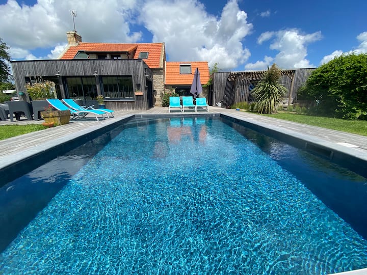 5 Mn Vannes, 4 Chambres, Jacuzzi, Piscine Chauffée - Île d'Arz