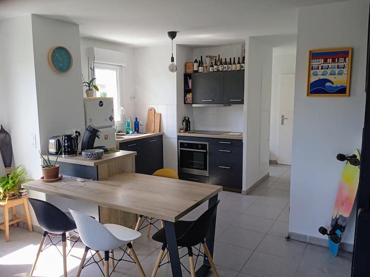 Maison 2 Chambres à 10 Min Des Plages - Saubion