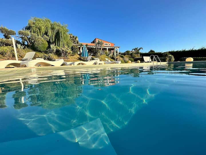 Villa Da Sogno Con Piscina E Vista Sul Golfo - Balestrate