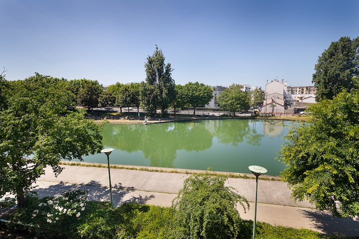 Splendide Coucher De Soleil - Vue Seine - Stade - Aubervilliers