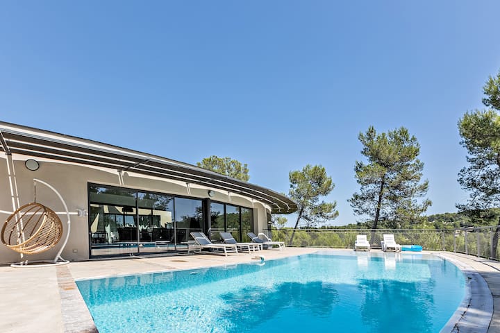 Promo Superbe & Spacieuse Villa Piscine Bassin Spa - Montpellier