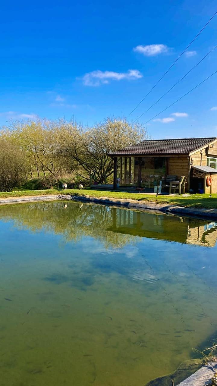 Idyllic Secluded Pondside Cabin-devon Countryside - North Devon District