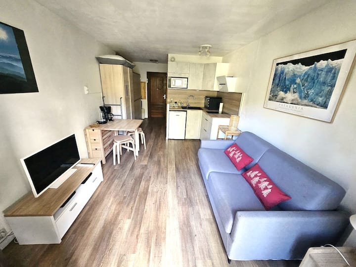 Studio Avec Balcon Et Parking Face Aux Pistes - Valberg