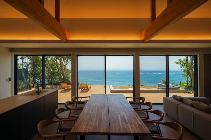 一棟貸しのプライベートヴィラ　オーシャンフロントの絶景　露天風呂付き - Shima