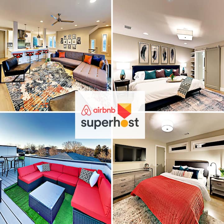 Brand New Build! Rooftop Deck - 1 Mile To Downtown - Nashville, TN