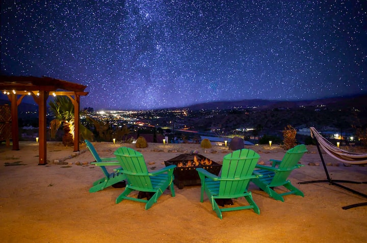 4br Hilltop House - Hot Tub, Amazing View & Bocce - ユッカ・バレー, CA