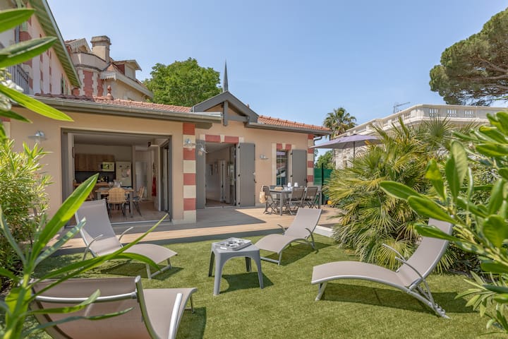 Villa Rebsomen à L'orée Du Parc Mauresque Arcachon - Bassin d'Arcachon