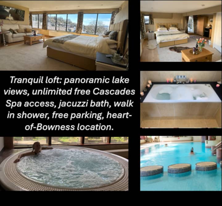 The Penthouse Tranquil Loft & Free Spa Membership - Windermere