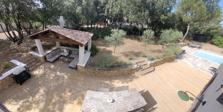 Villa Boisée Avec Piscine Privée (Maxi 6 Pers) - Saint-Maximin-la-Sainte-Baume