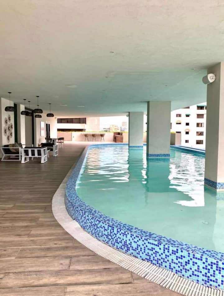 Modern Luxury 1bdr Pool, Sauna, Gym Santo Domingo - Santo Domingo