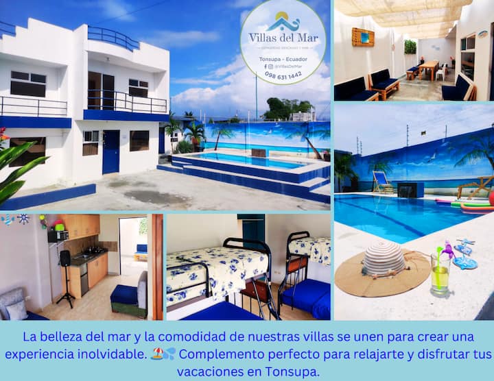 Comfort, Rest & Sea, Pool, A/c, 14 Guest And More - Atacames
