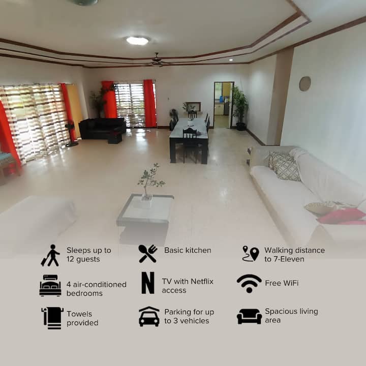 Spacious 2-bedroom House Near 7/11 - Bacolod