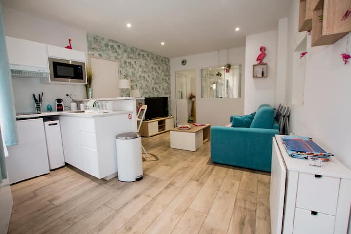 T2 Flamant Rose – Portiragnes Calme, Proche Plage - Plage Portiragnes