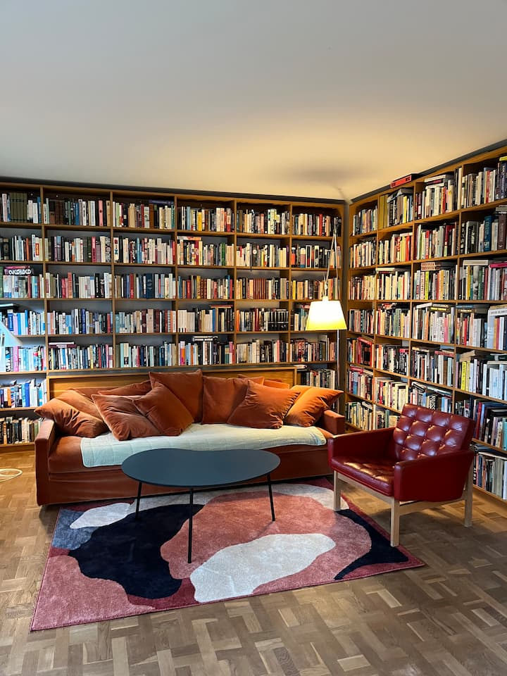 Stor Villa Med Pejs Og Bibliotek - Copenhaguen