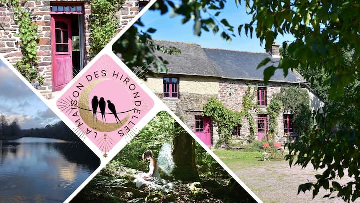 La Maison Des Hirondelles ❤️Forêt De Brocéciande🌳 - Le Château du Pin