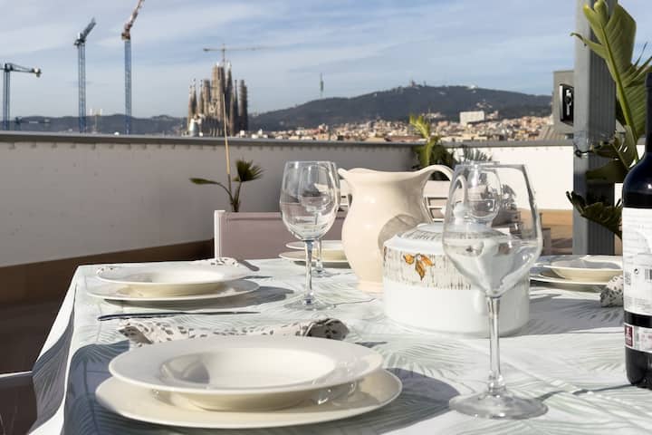 Penthouse Duplex + Terrace!  Amazing 360º Views! - La Barceloneta