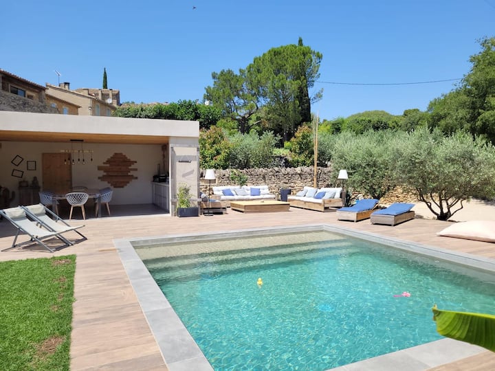 Belle Villa Moderne à Gordes Vue Sur Luberon - Gordes