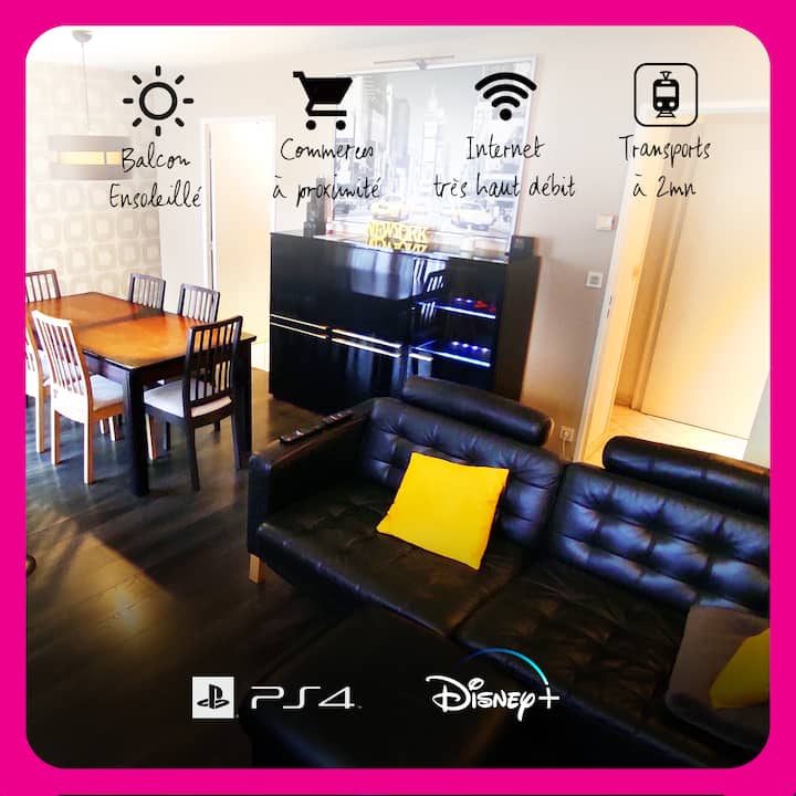 Appartement Avec Balcon, Vue Sur La Seine Et Paris - Villeneuve-la-Garenne