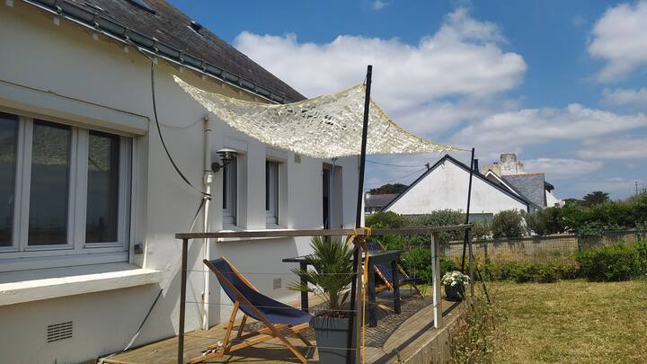 Maison Avec Accès à Pied Aux 2 Plages:océan + Baie - Saint-Pierre-Quiberon
