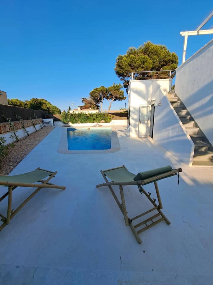 Minorque Villa Avec Piscine à 300 M De La Mer - Binibeca