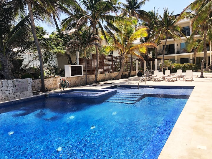 Beachfront, Pool, Hot-tub, King Bed-breathtaking - Puerto Morelos