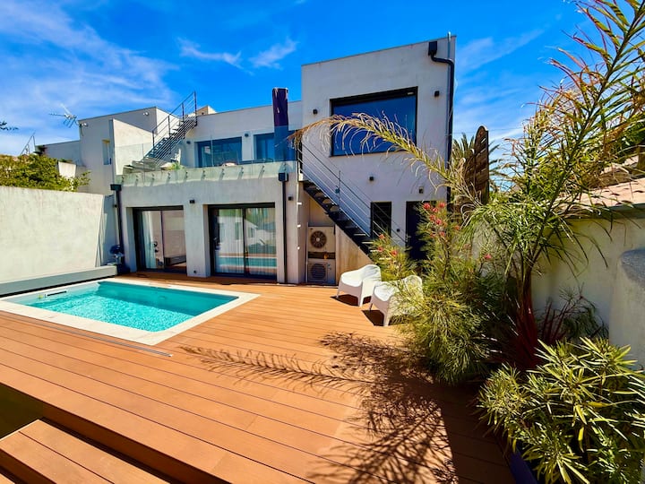 Villa Moderne Piscine Calme Absolu 500m Plage - Marsiglia
