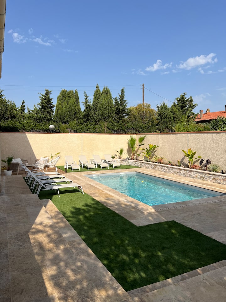 Villa Camilla - Piscine - 卡爾卡松