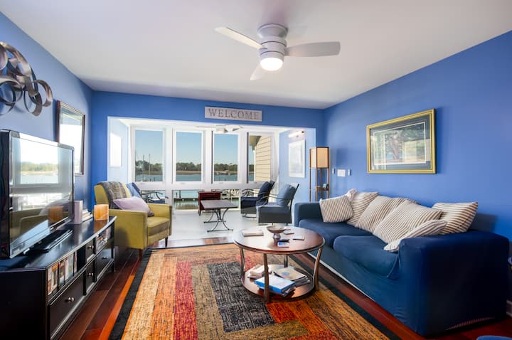 Waterfront Condo On The Folly River - Folly Beach, SC