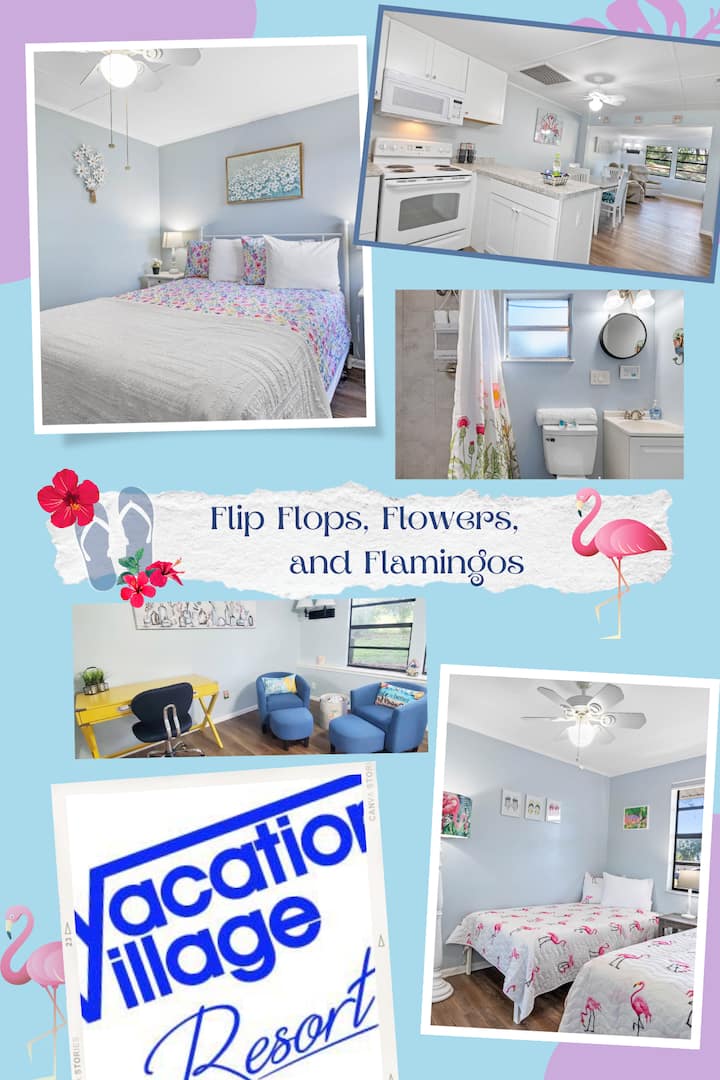Flip Flops/flowers/& Flamingos. The Best Host Ever - Clermont, FL