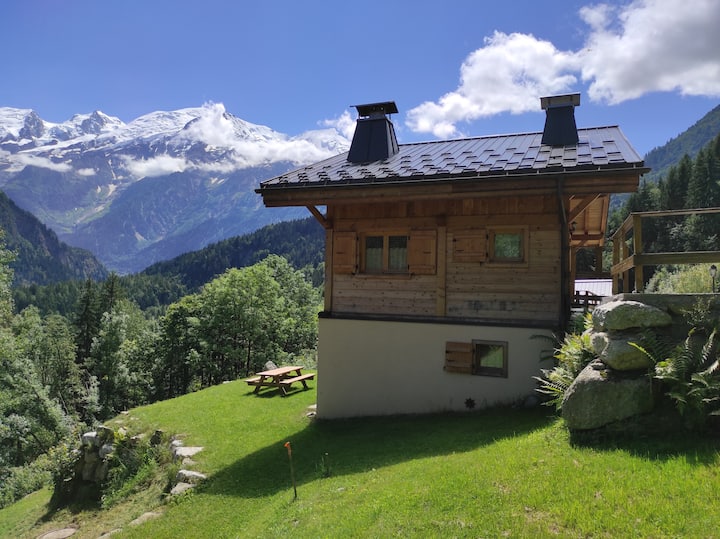 Charmant Chalet Vue Chaîne Du Mont Blanc - Passy