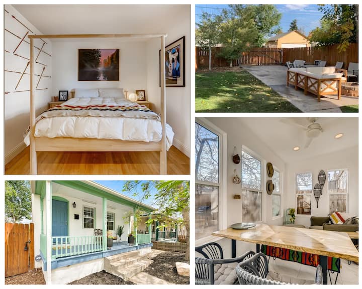 Quiet 2 Br Near Rino W/ Sunroom & Large Backyard - Denver, CO