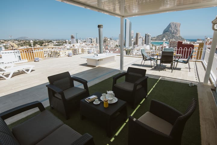 Precioso áTico Con Vistas Al Mar Y Terraza 230m2 - Calp