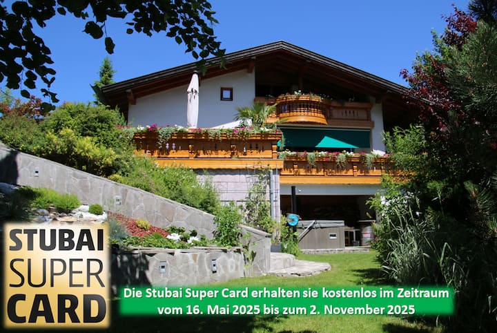 Idyllisches Gartenapartment & Wellness - Neustift im Stubaital