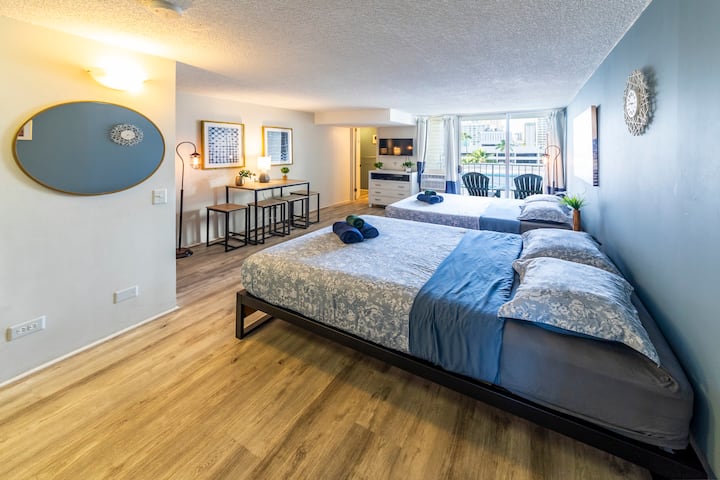 #3min To Awesome Beach!family Can Stay/2queen Beds - Honolulu, HI