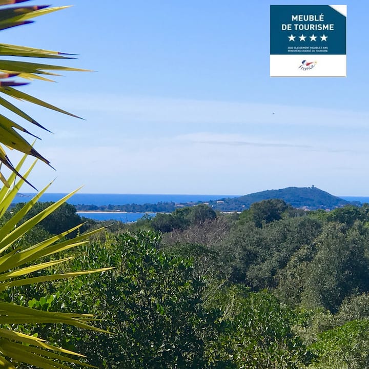 Rez-de-villa 4* Design Vue Mer Et Maquis - Korzika