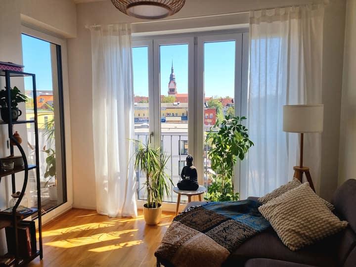 Quiet Modern Apt | South Balcony,  Close To Nature - Leipzig