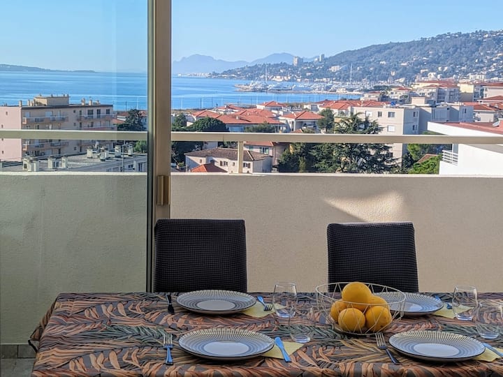 Magnifique Vue Mer & Terrasse Parking Antibesbnbfr - Juan-les-Pins